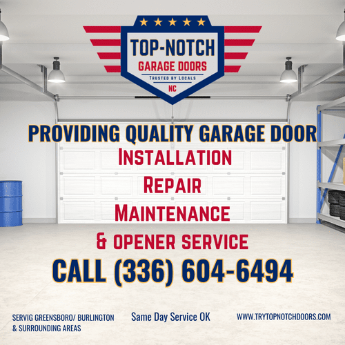 Top-Notch Garage Doors | Burlington, NC | Thumbtack
